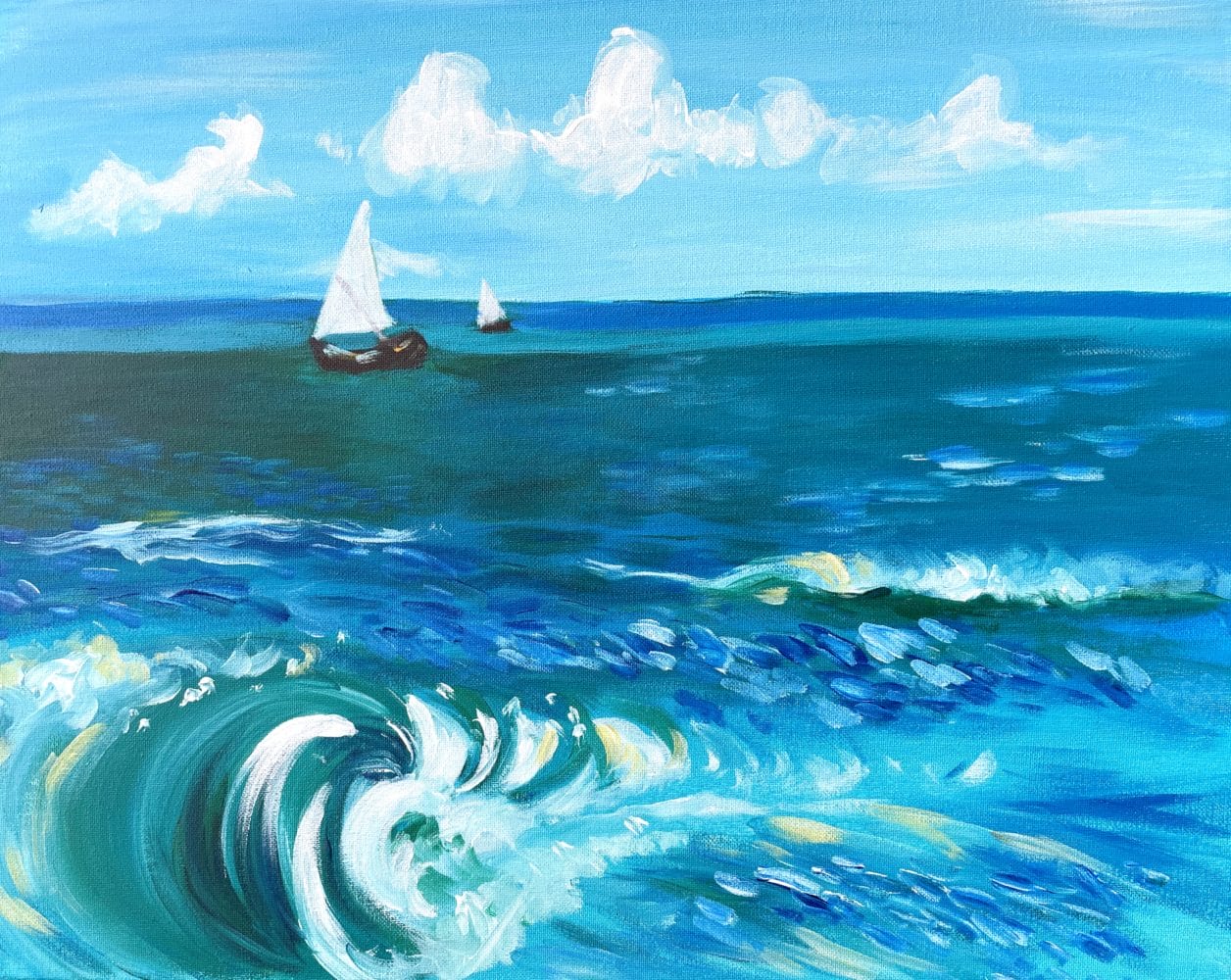 Paint & Sip Perth | Van Gogh's Seascape | Guildford Hotel